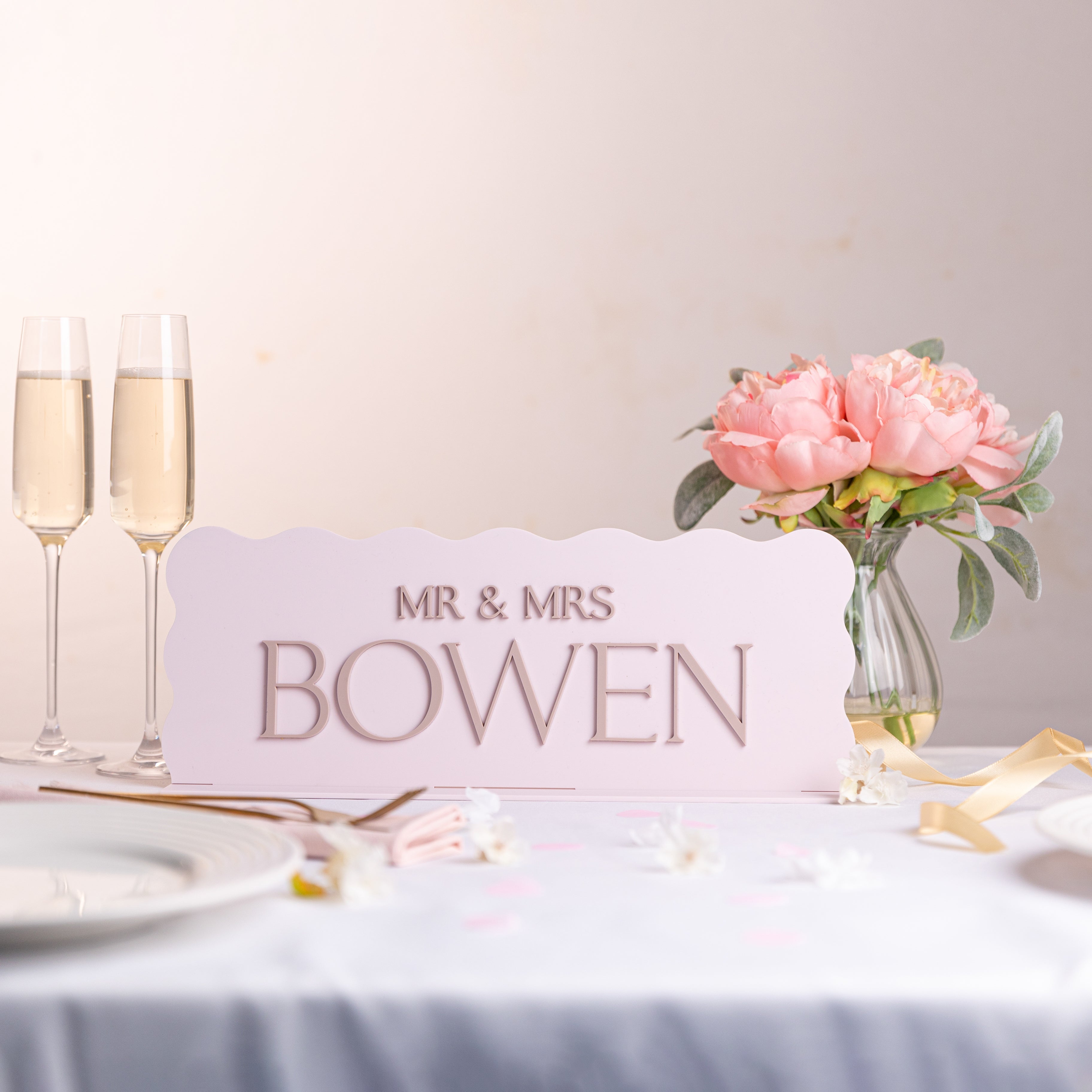 Top Table Sign - Contemporary Collection